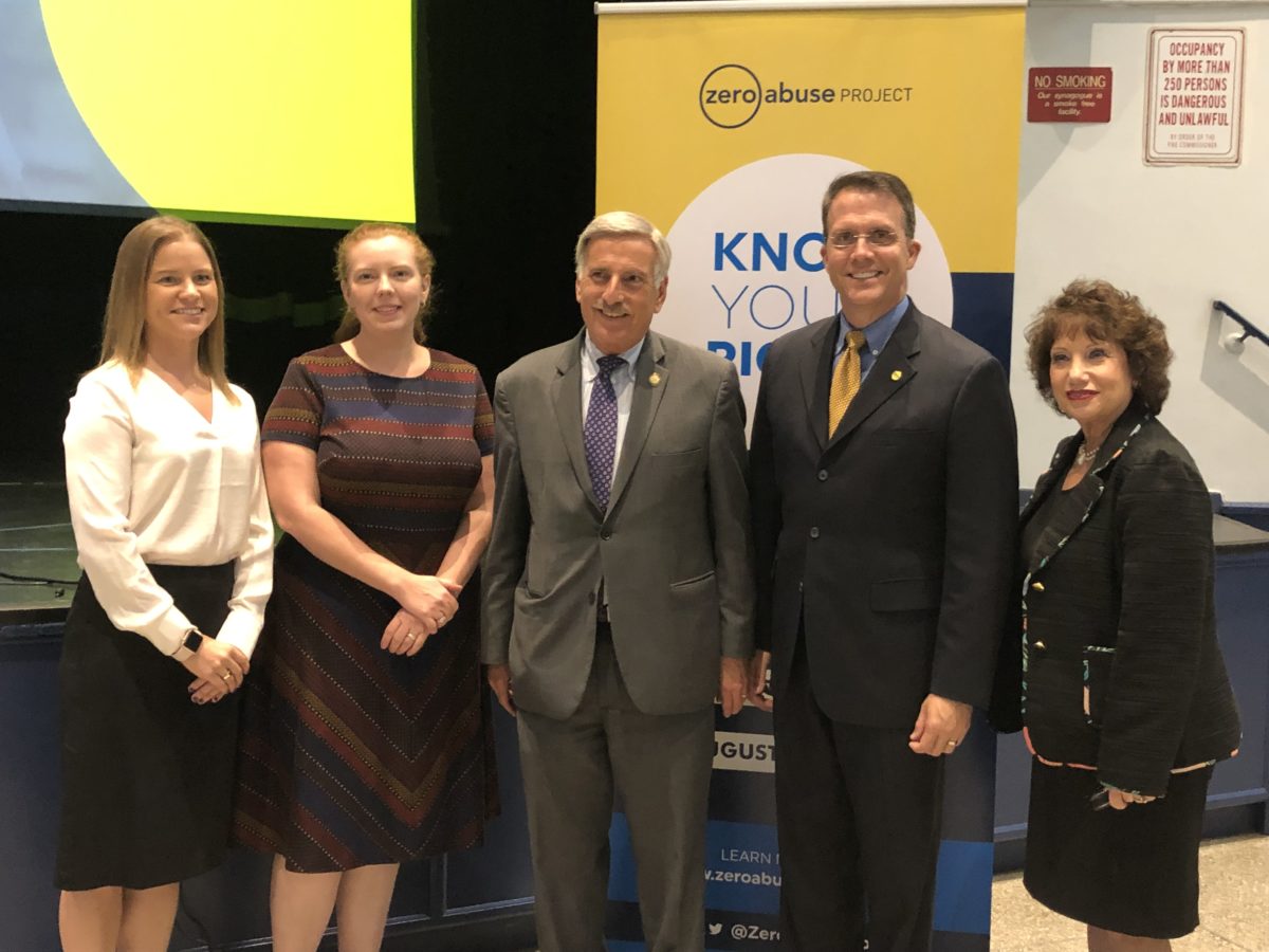 Weprin hosts seminar with Zero Abuse Project and national speed skater ...