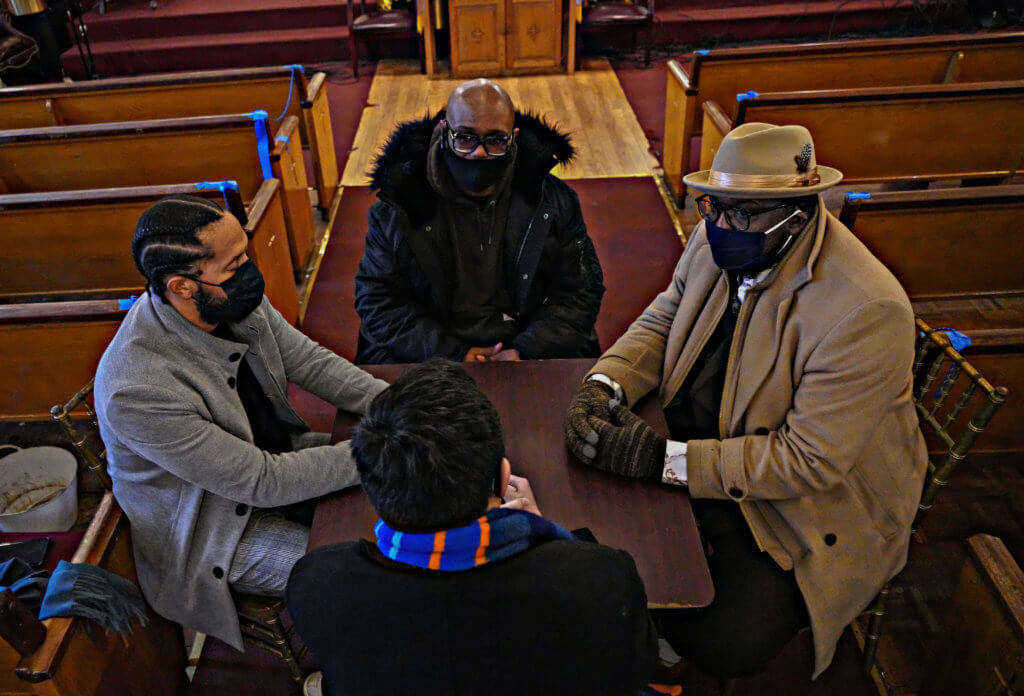 Yang, Terrence Floyd discuss police reform at round table meeting