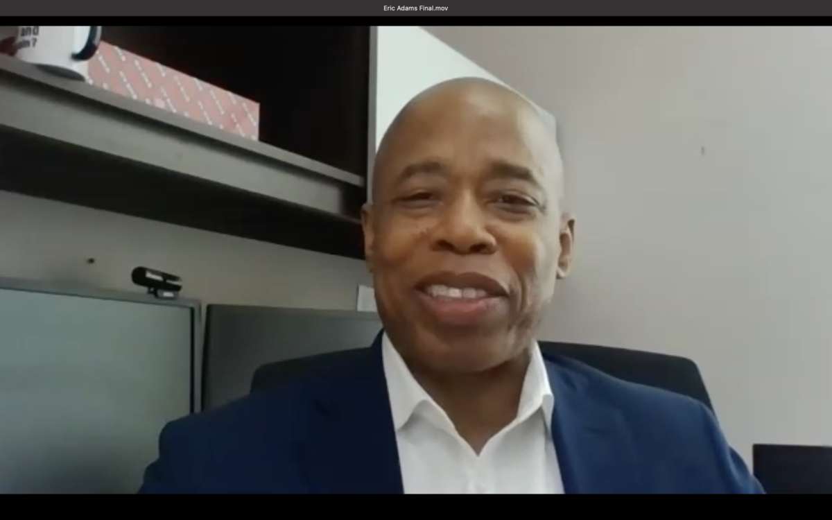 Three Questions with Dem Mayoral Candidate Eric Adams Three Questions with Dem Mayoral Candidate Eric Adams