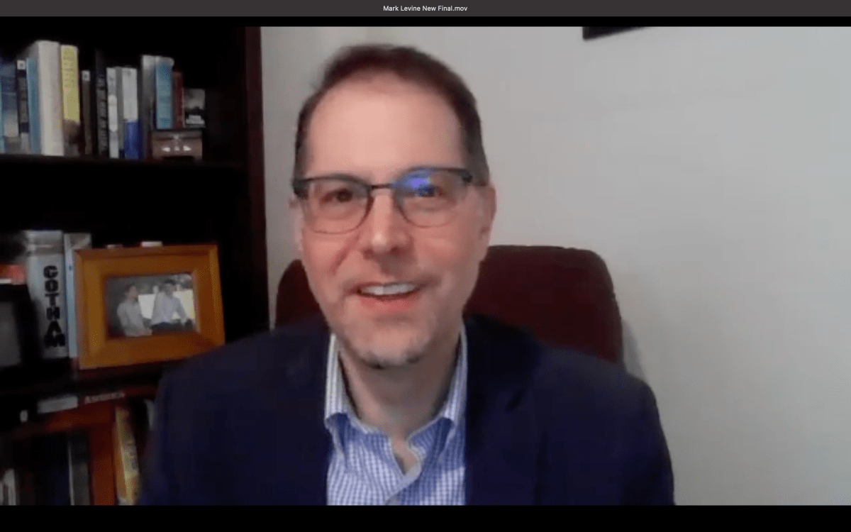 Watch Manhattan Borough President Candidate Mark Levine