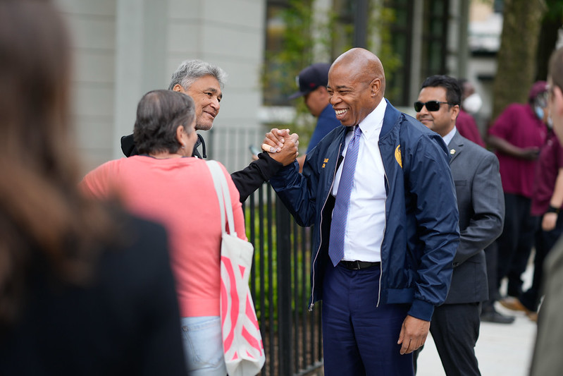 With legislative clock ticking, Adams calls on Albany to pass NYCHA ...