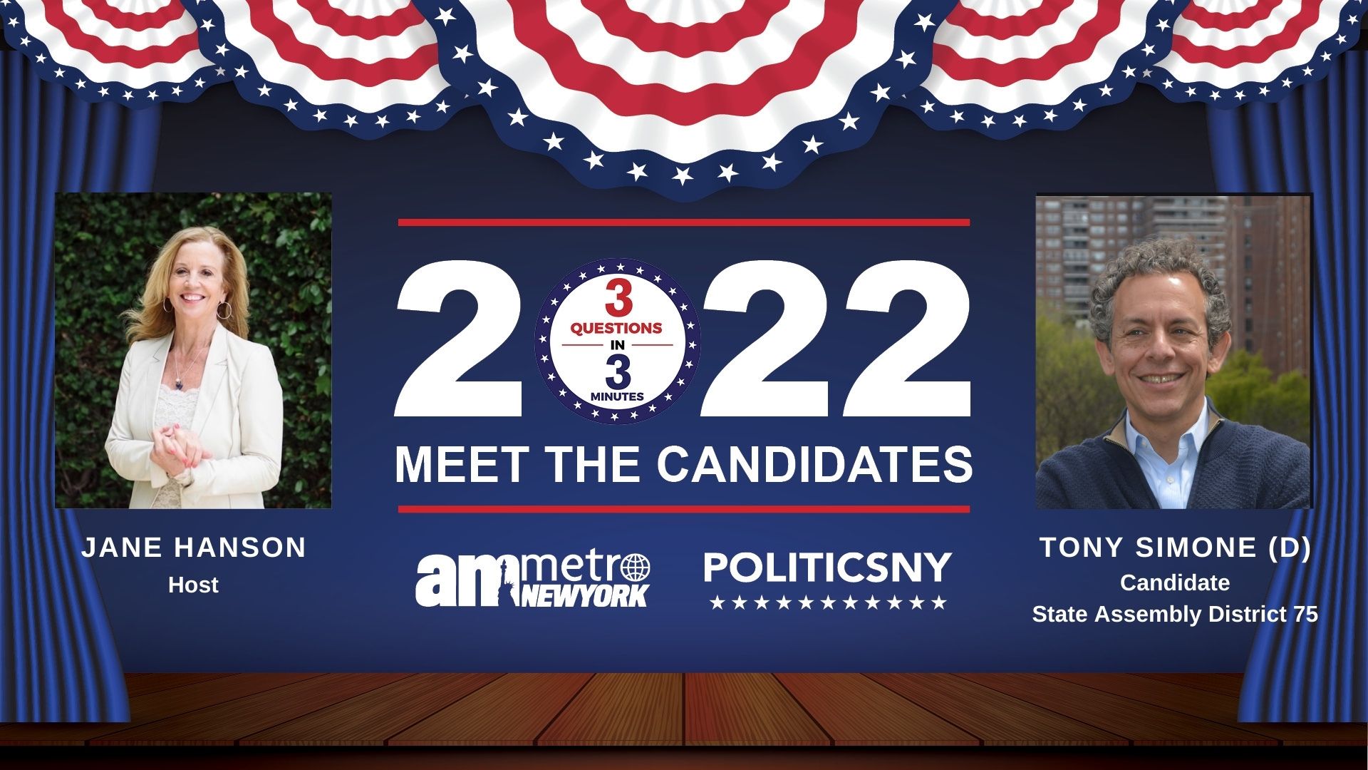 Meet the Candidates 2022: Tony Simone for Assembly District 75