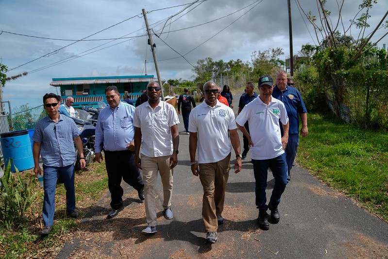 Adams visits Puerto Rico, Dominican Republic following Hurricane Fiona ...