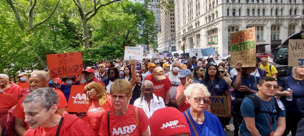 Seniors, city officials call on Mayor to stop budget cuts to senior ...